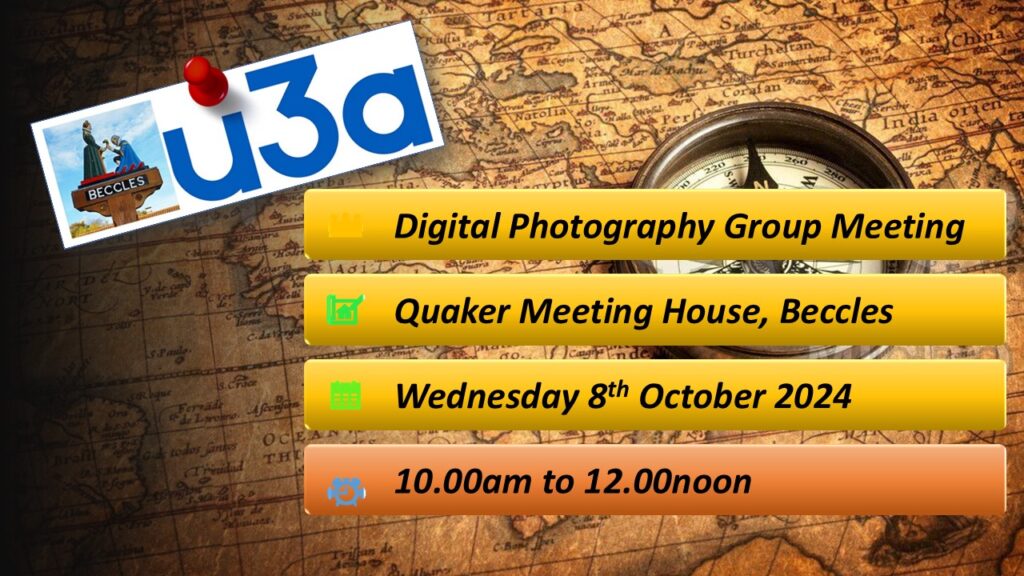 Group Meeting - 8th October 2025 - Beccles
