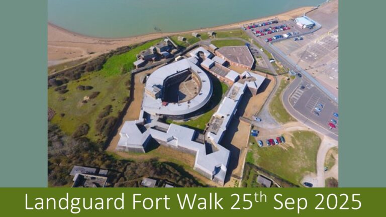 Landguard Fort Walk 25th Sep25 - Beccles